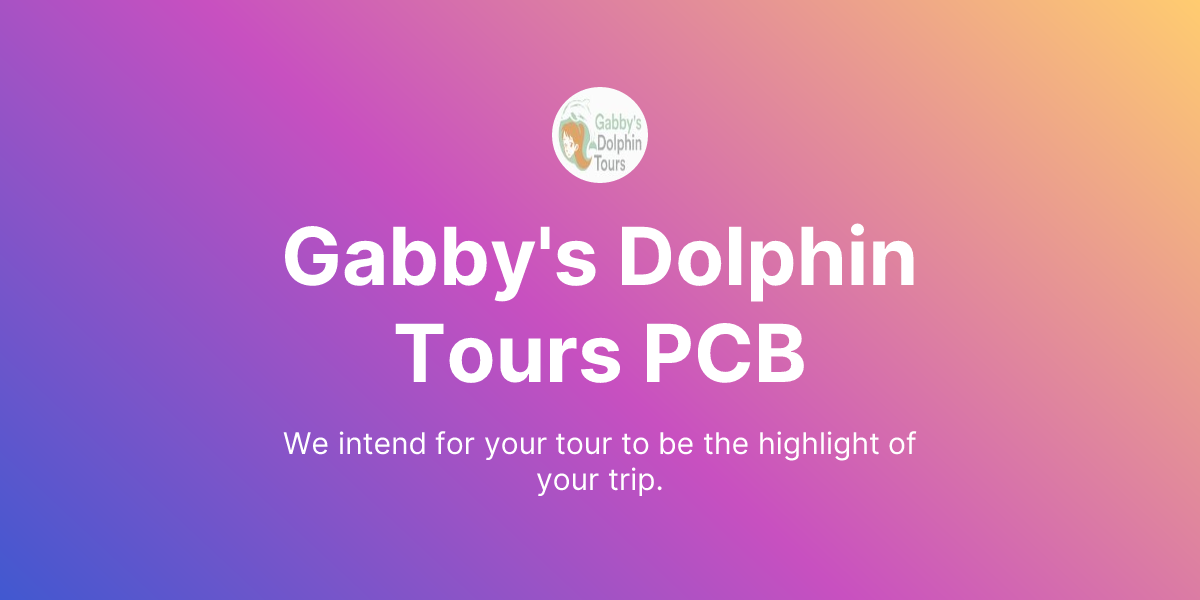 Gabby's Dolphin Tours PCB