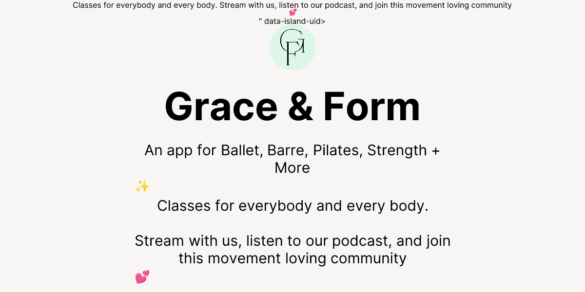 Grace & Form